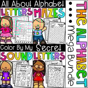 Beginning Sounds Printable Worksheet Pack - Pre-K Kindergarten First ...