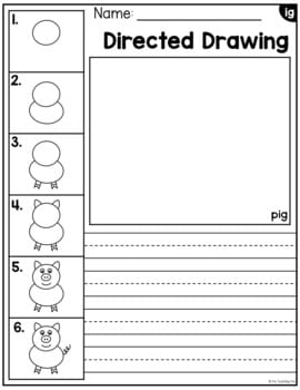 CVC Directed Drawings and Phonics Writing Center - My Teaching Pal