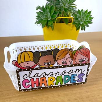 Classroom Charades - Brain Breaks and Classroom Management Game - My ...