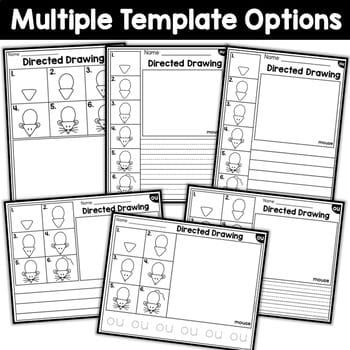 Diphthong Directed Drawings and Phonics Writing Center - My Teaching Pal