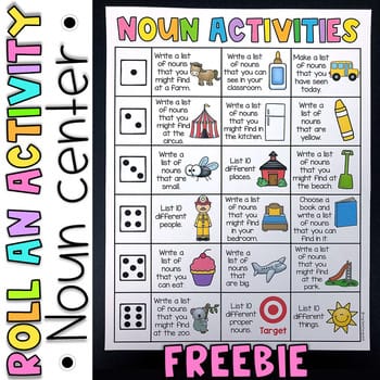 Roll an Activity - Literacy Centers - My Teaching Pal