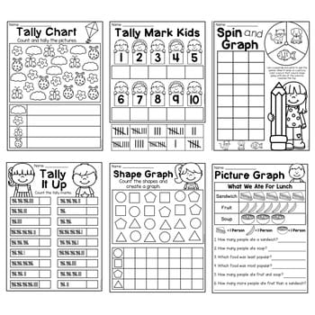 First Grade Data and Graphing Worksheets - My Teaching Pal