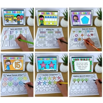 Kindergarten Math and Literacy Digital Centers - Mega Bundle - My ...