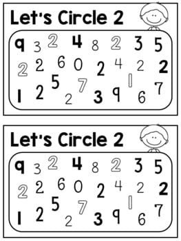 Little Books of Numbers (1-10) - Half Page Booklets Pre-K Kindergarten ...