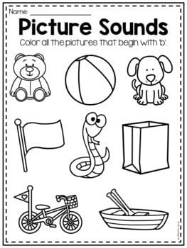 pre k worksheets coloring pages