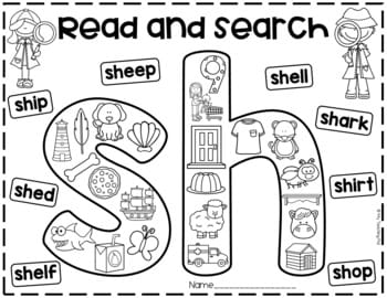 Phonics Read and Search Worksheet BUNDLE - CVC, Long Vowels, Digraphs ...