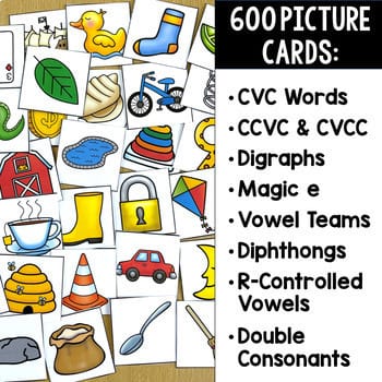 Phonics Word Building Folder - Science of Reading - Word Mapping and ...