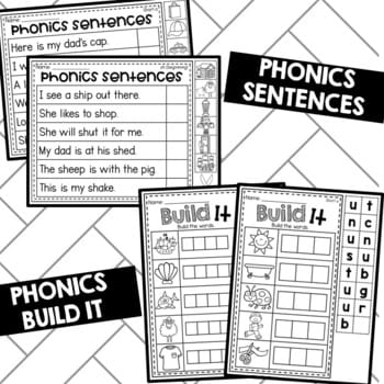 Phonics Worksheet Bundle - CVC, Long Vowels, Digraphs, Blends and More ...