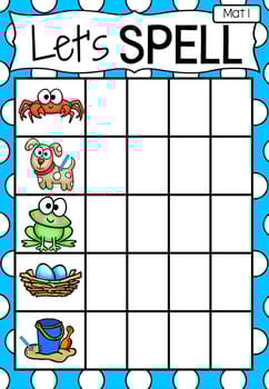 Spelling Literacy Center Activity - Let's Spell CVCC and CCVC words ...