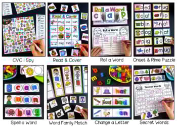 CVC Center Mega Bundle - Short Vowels - My Teaching Pal