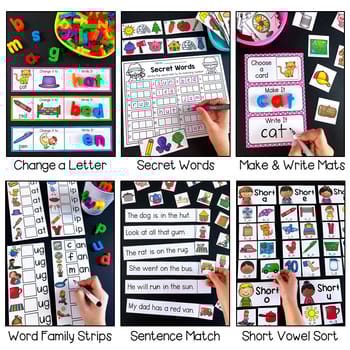 CVC Centers - Short Vowels (Volume One) - My Teaching Pal