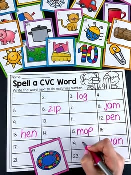 CVC Centers - Short Vowels (Volume Two) - My Teaching Pal