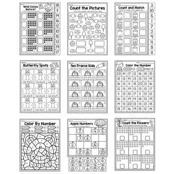 Numbers to 20 Worksheets - MEGA BUNDLE - My Teaching Pal
