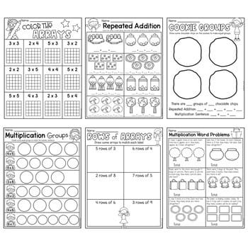 Second Grade Multiplication Worksheets - My Teaching Pal