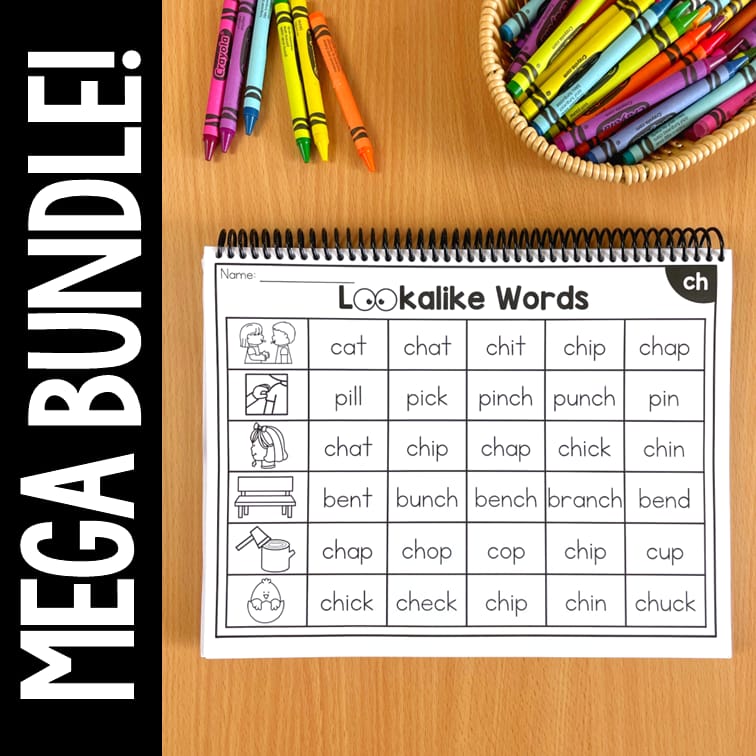 MEGA Phonics Worksheet Bundle (SCIENCE OF READING) - HUGE BUNDLE - My ...