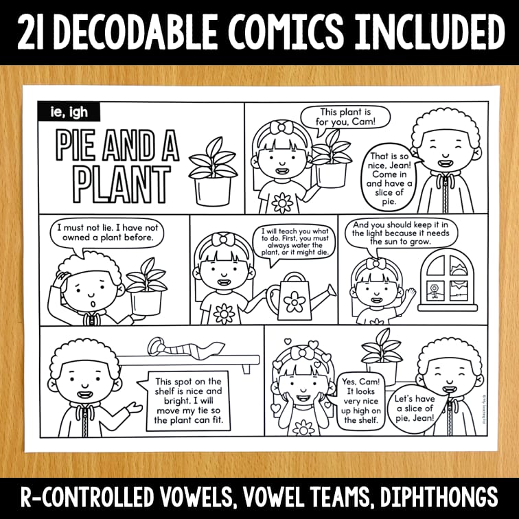 Decodable Comics - R-Controlled Vowels, Vowel Teams, Diphthongs - SoR ...