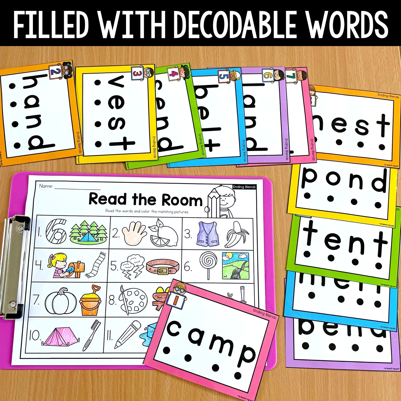 Read the Room Phonics Centers - Decodable Words - (Science of Reading ...