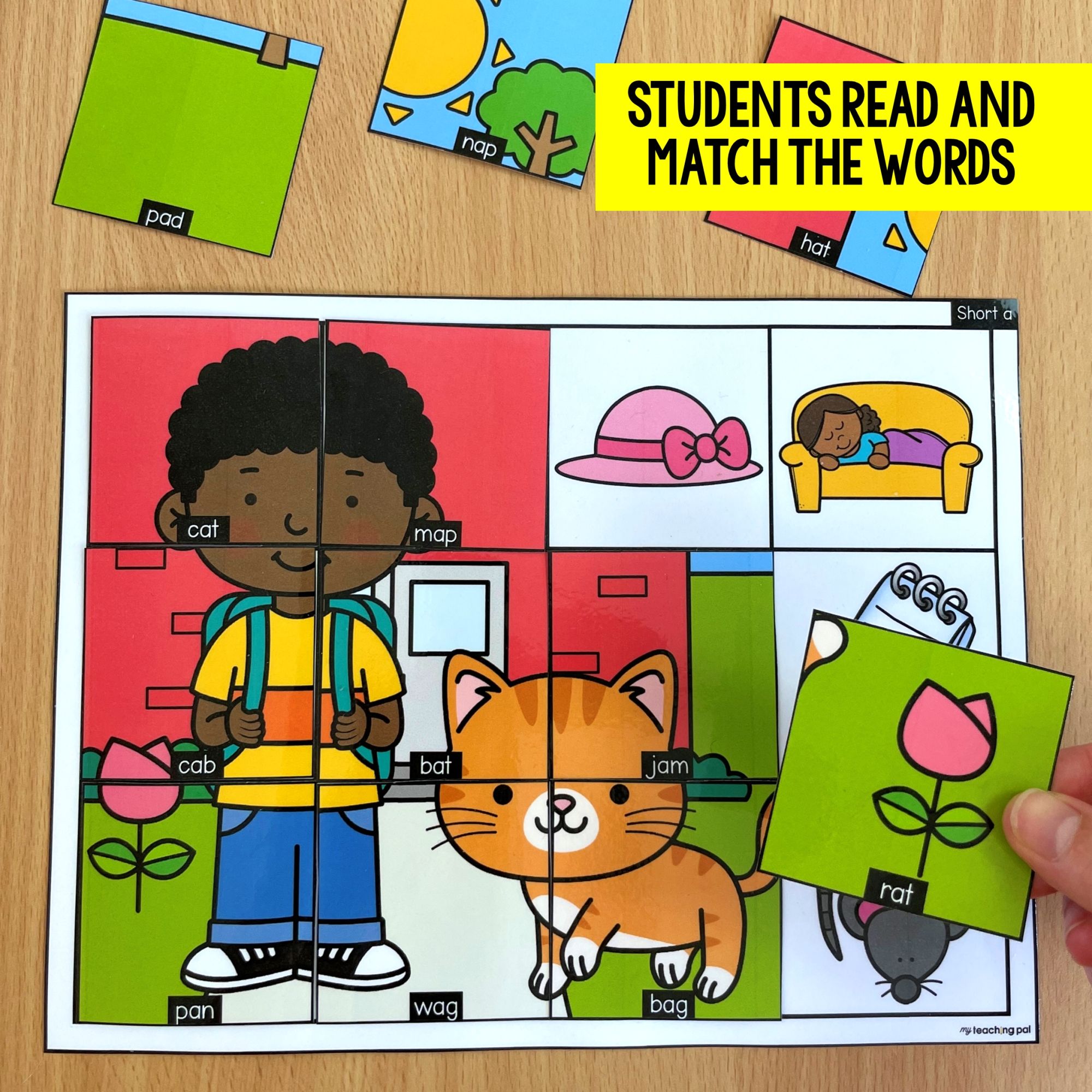 Phonics Puzzles - Word Puzzles with Decodable Words - Science of ...