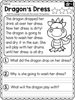 Blends Reading Passages - Comprehension - PAPER & DIGITAL - My Teaching Pal