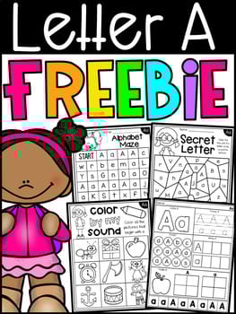 Free Letter A Alphabet Worksheets - My Teaching Pal
