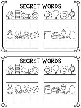 Little Book of Secret Words - Long Vowels - My Teaching Pal
