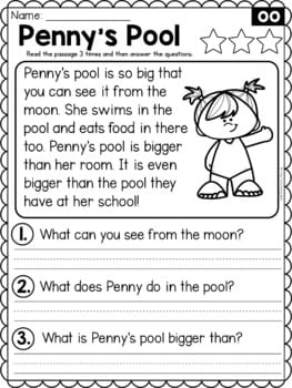 Long Vowel Reading Passages - Comprehension - PAPER & DIGITAL - My ...