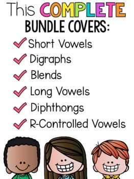 Phonics Reading Comprehension Passages BUNDLE Paper & Digital - My ...