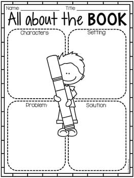 Reading Response Worksheets - Graphic Organizers and Printables - My ...