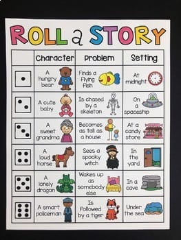 Roll a Story - Writing Center - My Teaching Pal