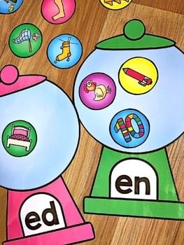 Short e CVC Worksheet Pack with a Bonus Literacy Center - My Teaching Pal