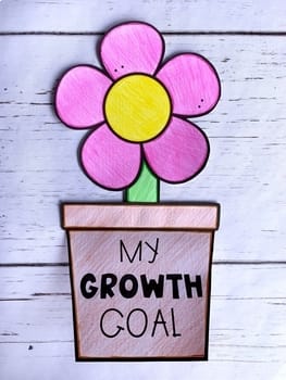 Flower Goal Craftivity and Bulletin Board - My Teaching Pal