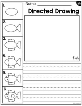 Digraphs Directed Drawings and Phonics Writing Center - My Teaching Pal