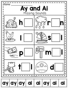 Missing Sounds Phonics Worksheets (Science of Reading Aligned) - My ...