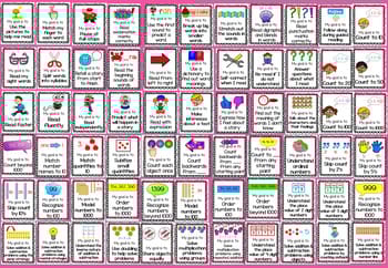 Classroom Goals Bundle for Lower Grades - Reading, Writing and Math ...