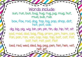 Ice-Cream Word Match Game - Literacy CVC - My Teaching Pal