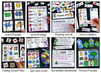 CVC Center Mega Bundle - Short Vowels - My Teaching Pal