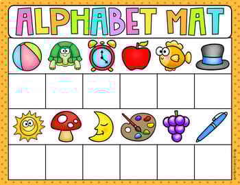 Beginning Sound Alphabet Mats - Literacy Center - My Teaching Pal