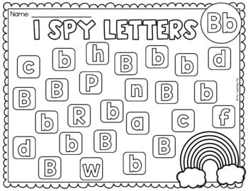 I Spy Letters - Alphabet and Letter Identification - My Teaching Pal
