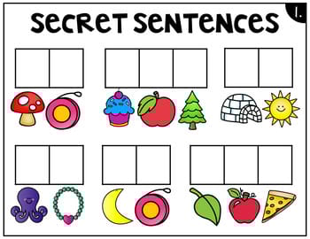Secret Sentences - Literacy Center - My Teaching Pal