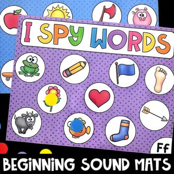 Beginning Sound Mats - Literacy Center - My Teaching Pal