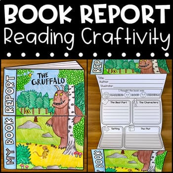 Book Report Craftivity - My Teaching Pal