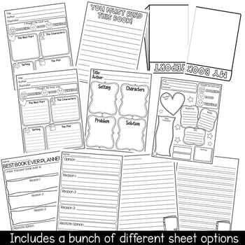 Book Report Craftivity - My Teaching Pal