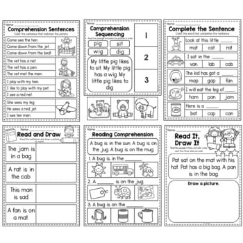 Comprehension Worksheets - Kindergarten Reading Comprehension - My ...