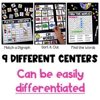 Digraph Centers Mega Pack - My Teaching Pal