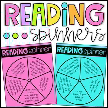 Guided Reading Response Spinners - Comprehension - My Teaching Pal