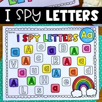 I Spy Letters - Alphabet and Letter Identification - My Teaching Pal