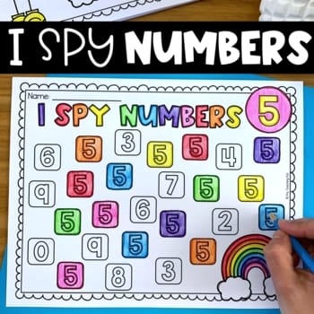 I Spy Numbers to 20 - Number Identification - My Teaching Pal