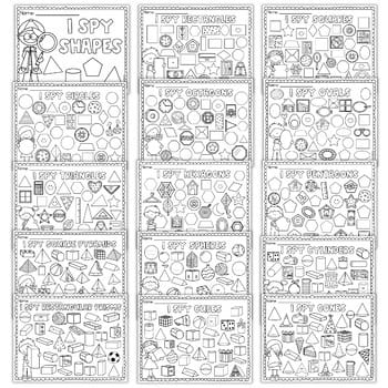 I Spy Shapes - 2D and 3D Shapes - My Teaching Pal