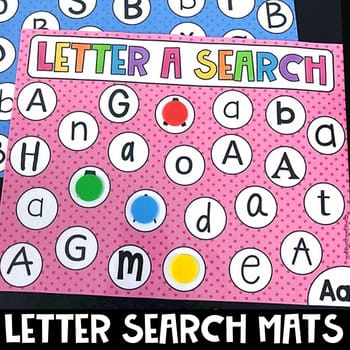 Letter Identification Literacy Center - My Teaching Pal