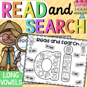 Long Vowel Read and Search Worksheets – Long Vowels Worksheets - My ...